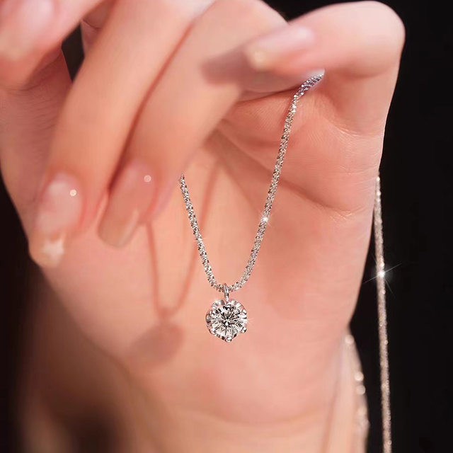 Turkish Chain Gem Dot Pendant Necklace – BLING